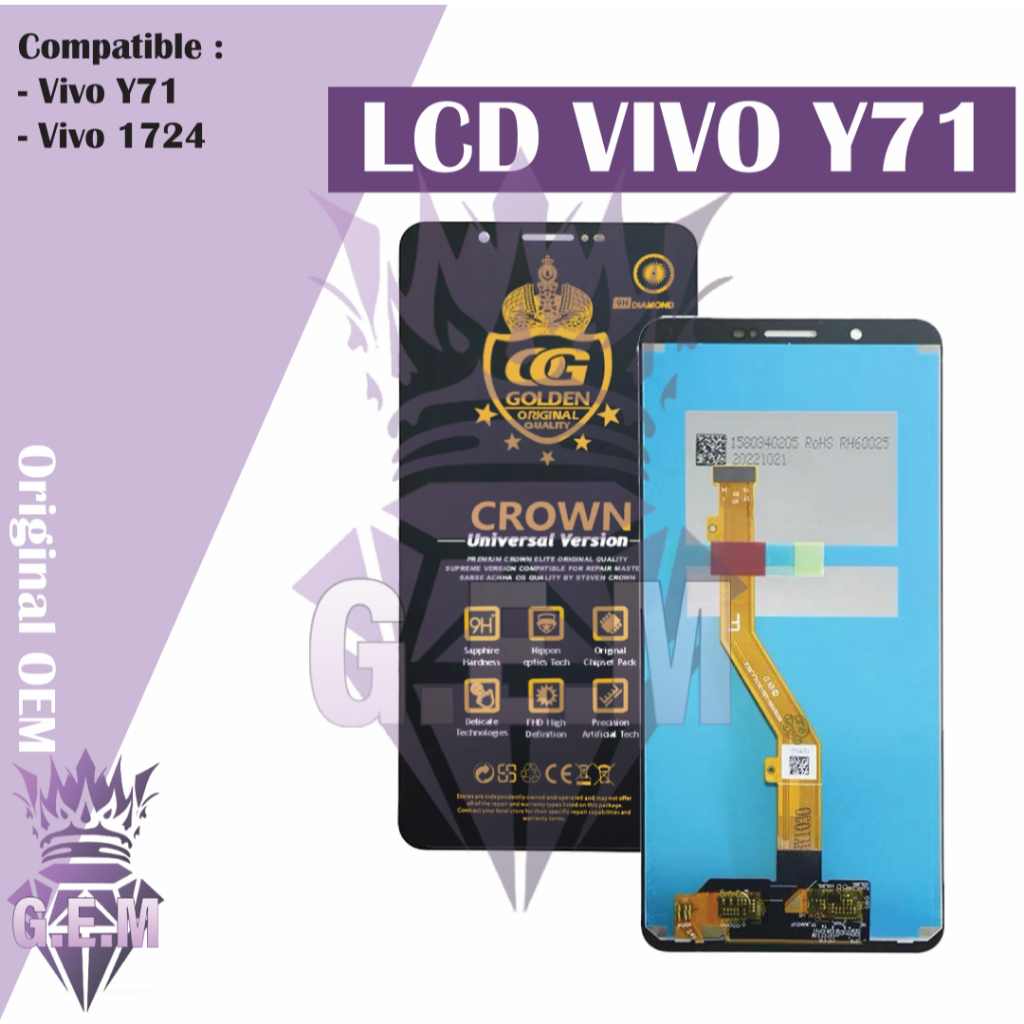 Jual LCD TOUCHSCREEN VIVO Y71 - LCD VIVO 1724 VIVO Y73 FULLSET COMPLETE ...