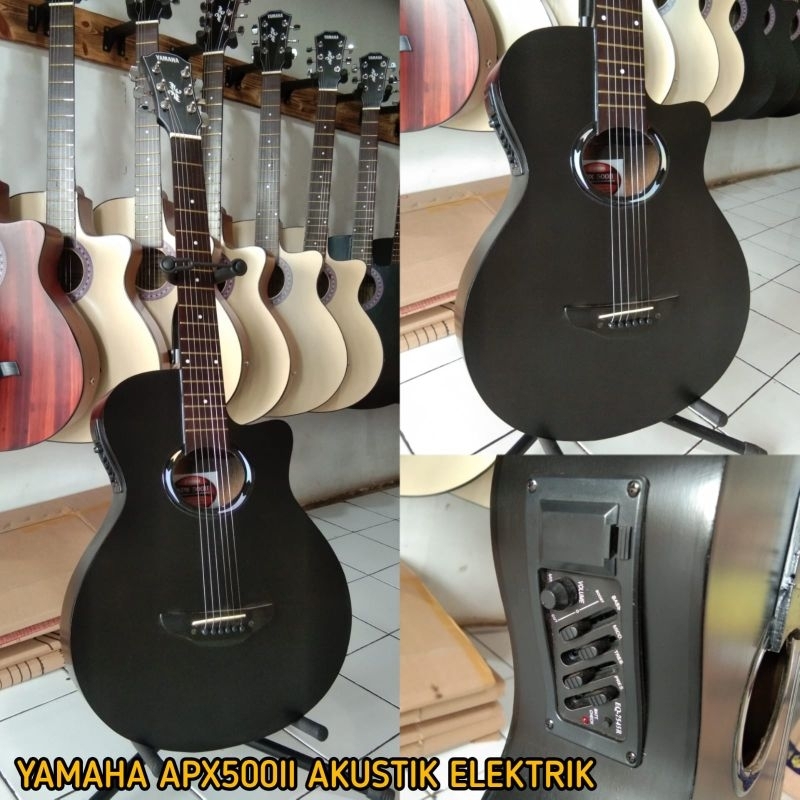 Jual gitar yamaha apx500ii akustik elektrik tanam besi custom terbaru | Shopee Indonesia