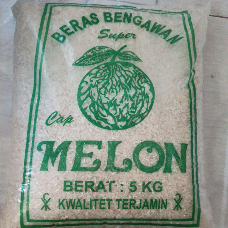 Jual BERAS MELON SUPER BERAS SLYP 5KG | Shopee Indonesia