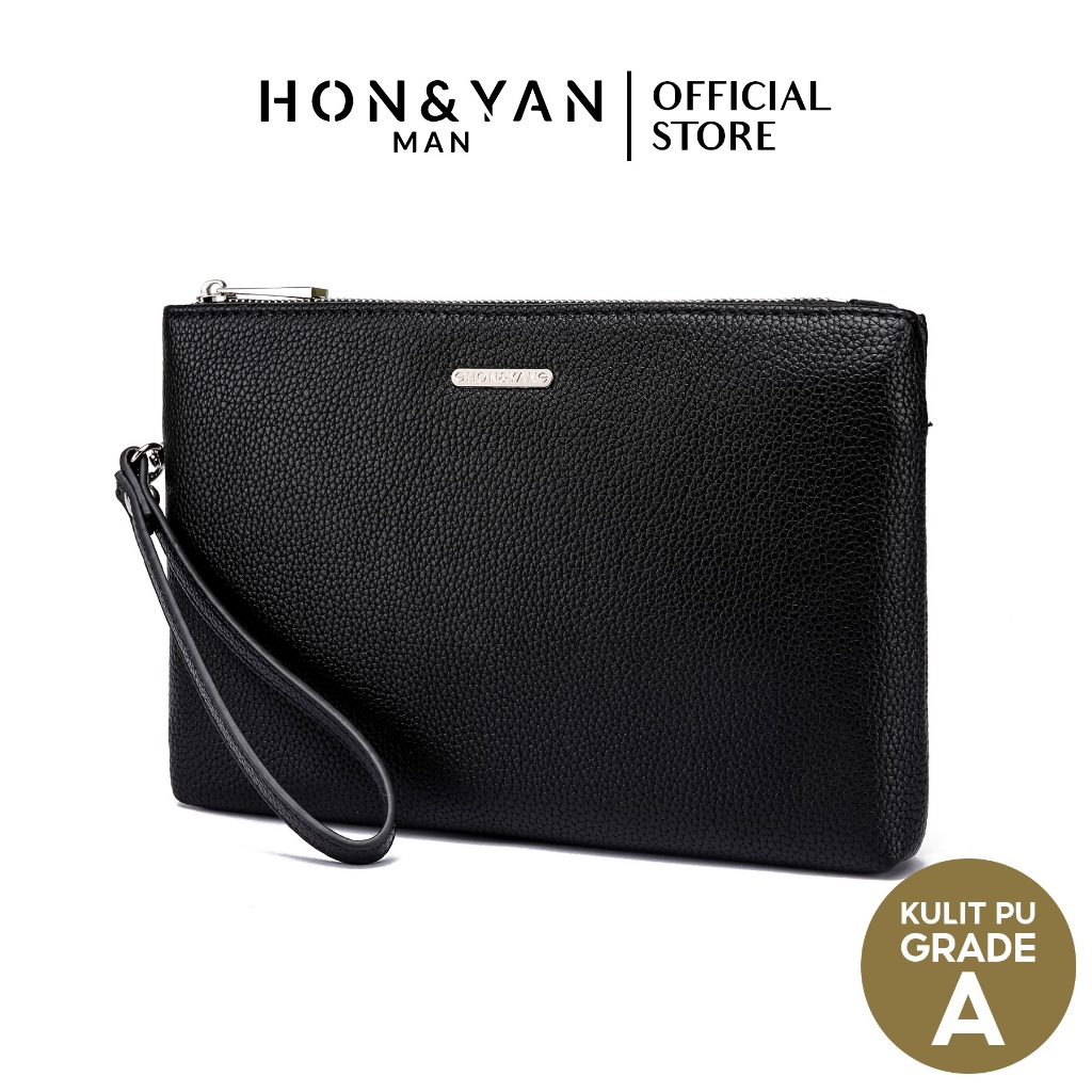 Jual HONYAN MAN GOLD Tas Pria Tas Clutch Pria Import Branded Original ...