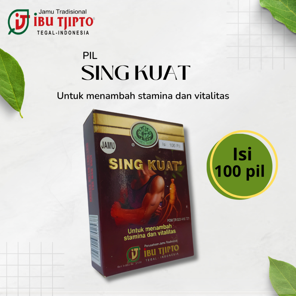 Jual PIL SINGKUAT IBU TJIPTO ISI 100 PIL | Shopee Indonesia