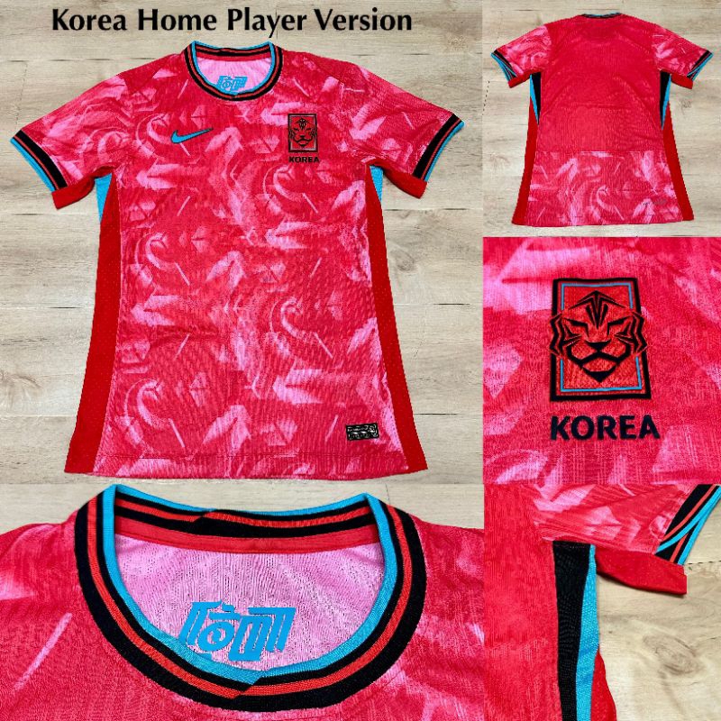 Jual Jersey Bola Grade Ori Player Issue PI South Korea Selatan Home ...