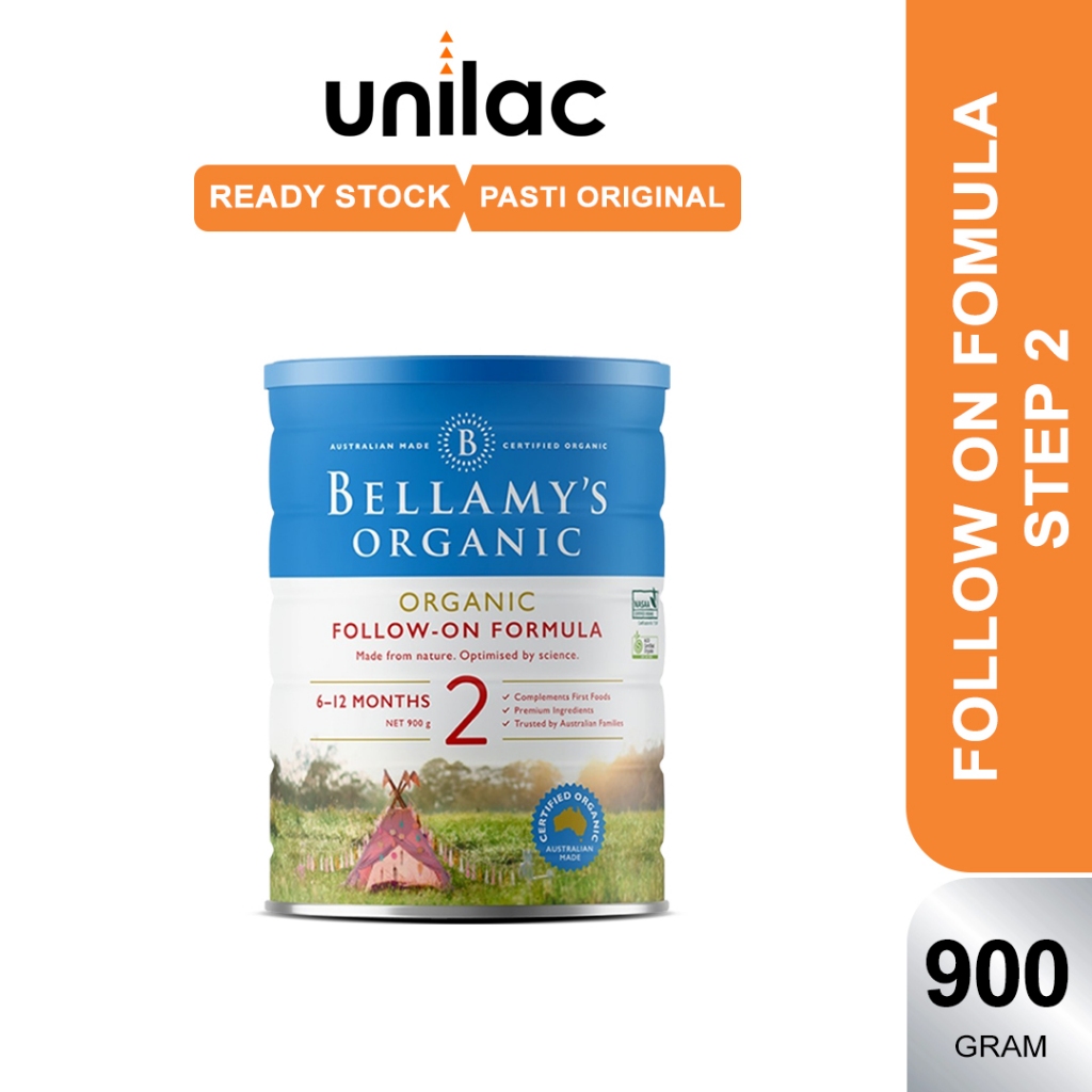 Jual Bellamys Organic Step 2 Formula Lanjutan 6 - 12 Bulan | Susu ...
