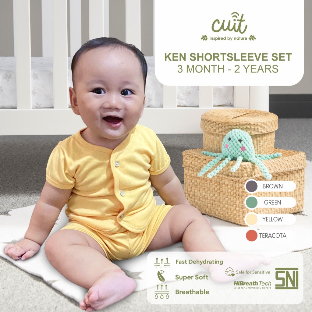 Jual Cuit Setelan Anak Bayi Kaos Tangan Pendek Ken Short Sleeve Set ...