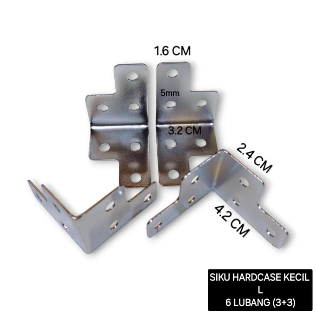 Jual Siku L Hardcase Kecil 6 Lubang Sudut Box Kecil Besi M18 | Shopee ...