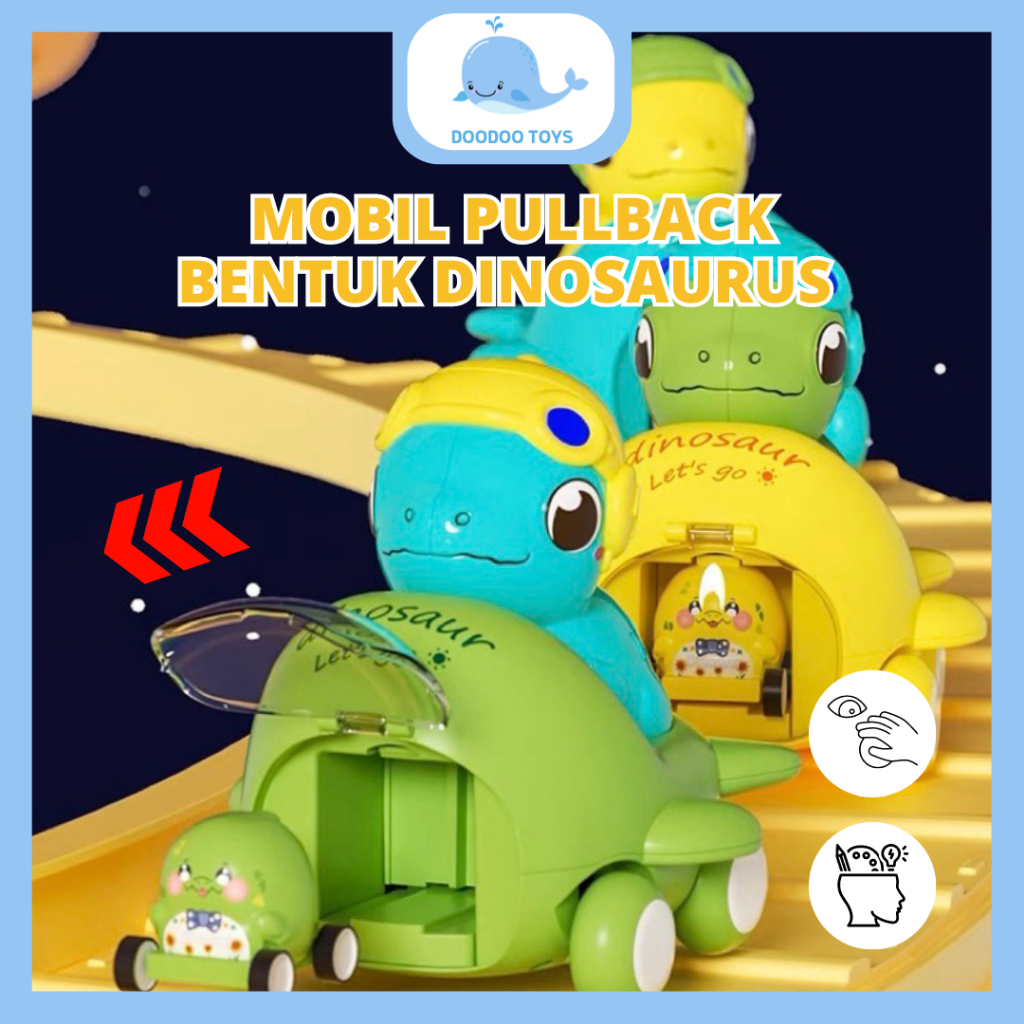 Jual Mainan Mobil Dinosaurus - Mainan Mobil Mobilan Dino Lucu Inertial ...