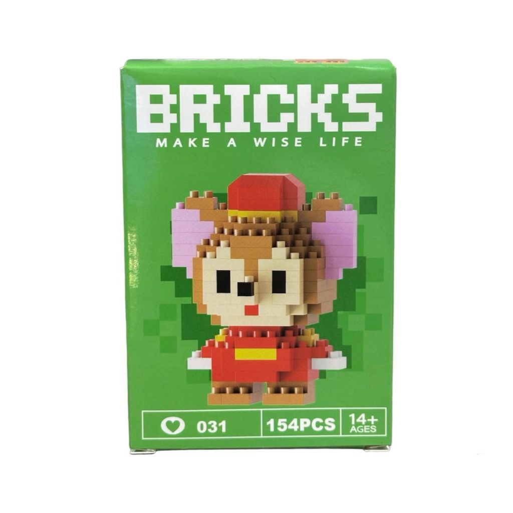 Jual [tma] Mainan Mini Brick Karakter / Balok Susun Mini / Building Box ...