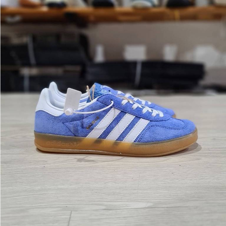 Jual SEPATU SNEAKERS WANITA PREMIUM GAZELLE BLUE ICE | Shopee Indonesia