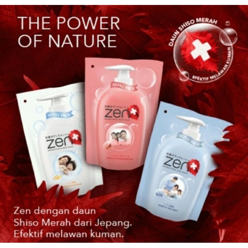 Jual ZEN Plus Antibacterial Refill 400ml **KEMASAN BARU** | Shopee Indonesia