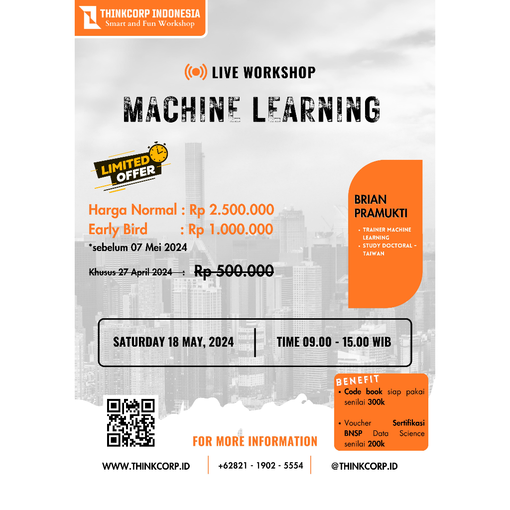 Jual Workshop Machine Learning | Shopee Indonesia