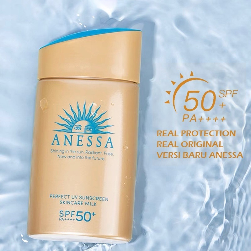 Jual ANESSA Sunscreen Milk 60ml / 90ML Anessa Perfect UV Sunscreen Skincare Milk SPF50 PA ...