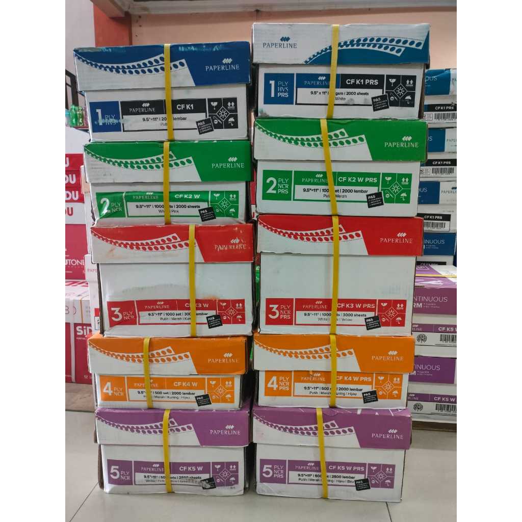 Jual Kertas Continous Form 3Ply 1Ply 2Ply 4Ply 5Ply PRS Porforasi uk. 9 ...
