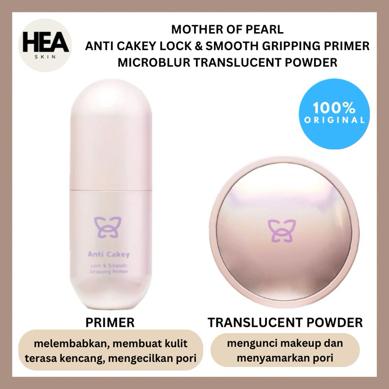 Jual MOTHER OF PEARL (MOP) - Anti Cakey Lock & Smooth Gripping Primer ...
