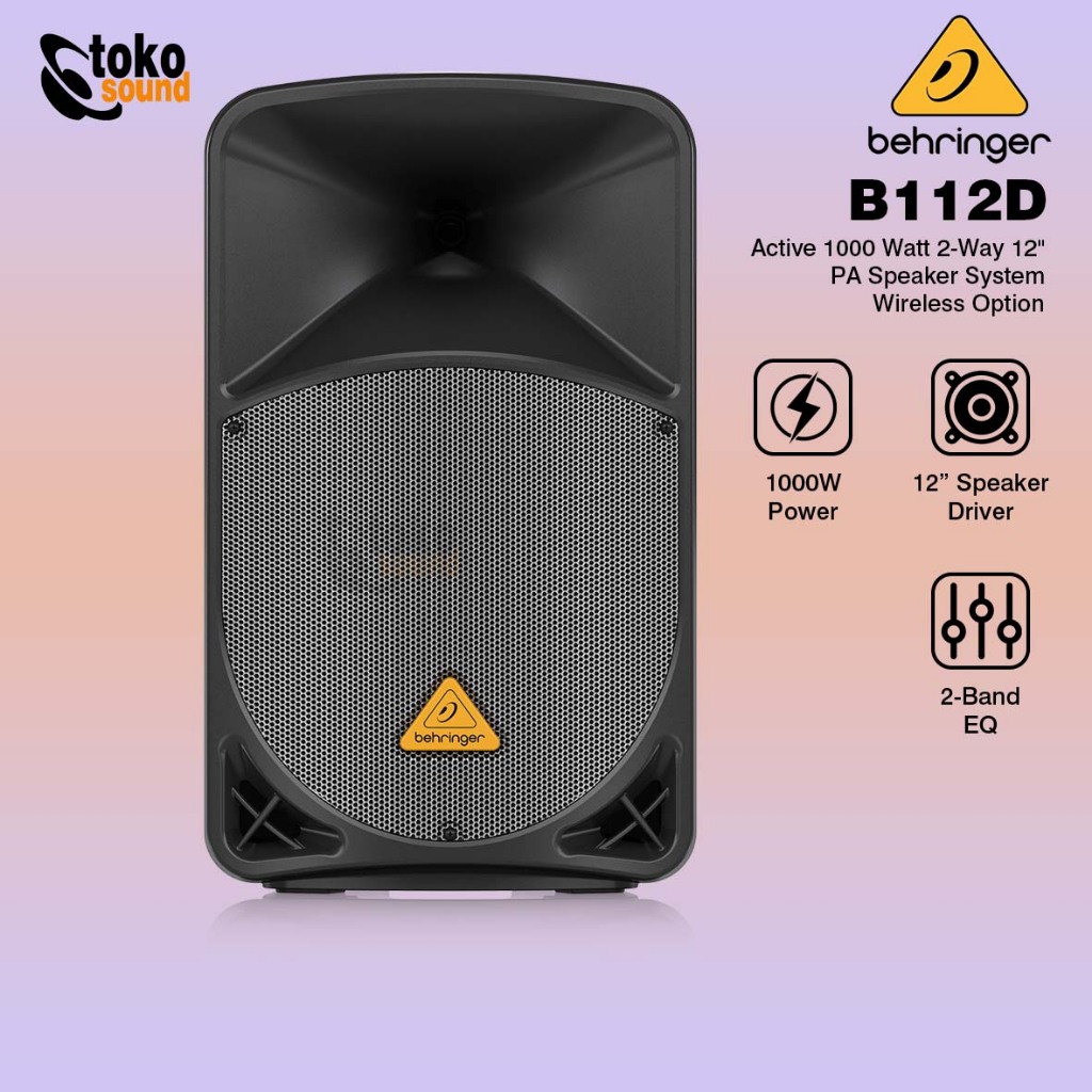 Jual Behringer Eurolive B112D 1000W 12 inch Powered Speaker | Shopee ...