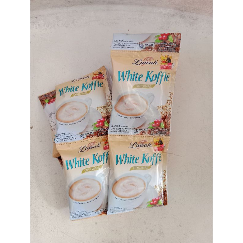 Jual Luwak White Cofee Rentengan Isi 10pcs Kemasan Sachet Terjamin ...