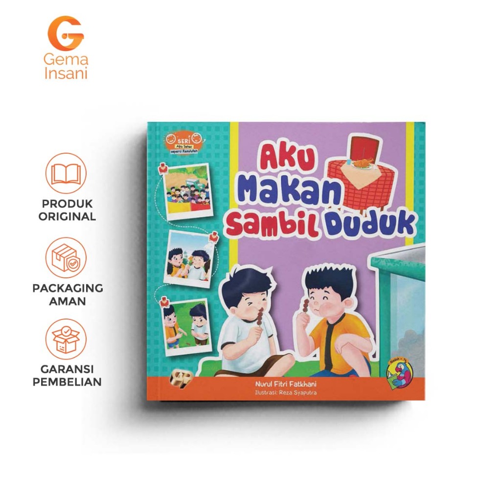 Jual Buku Anak - Seri Aku sehat Seperti Rasulullah - Aku Makan Sambil ...
