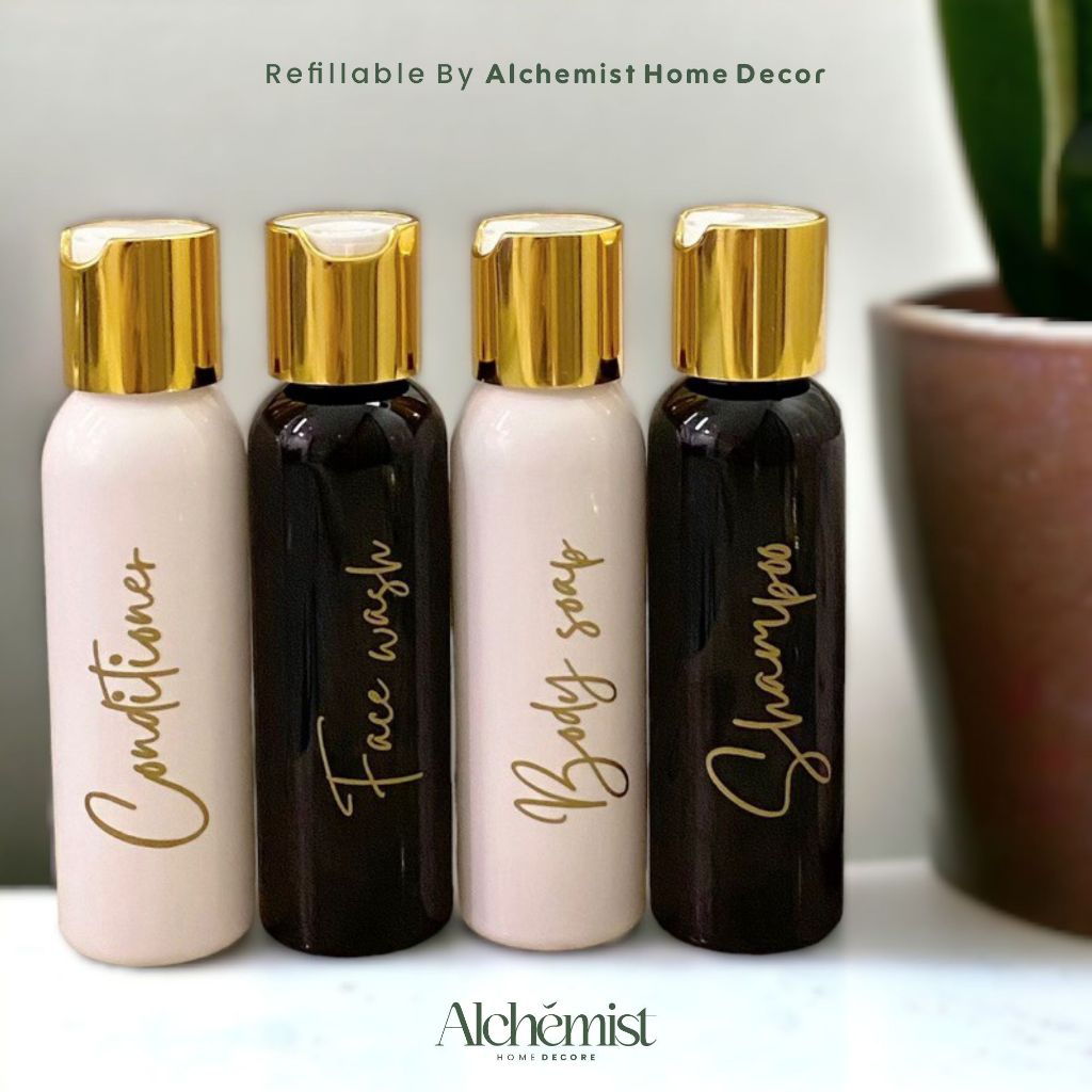 Jual BOTOL PRESSTOP 100ML BOTOL TRAVEL FREE STICKER CUTTING GOLD ...