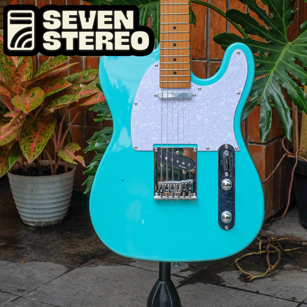Jual Scorpion JT23 Telecaster Roasted Maple FB - Surf Green | Shopee Indonesia
