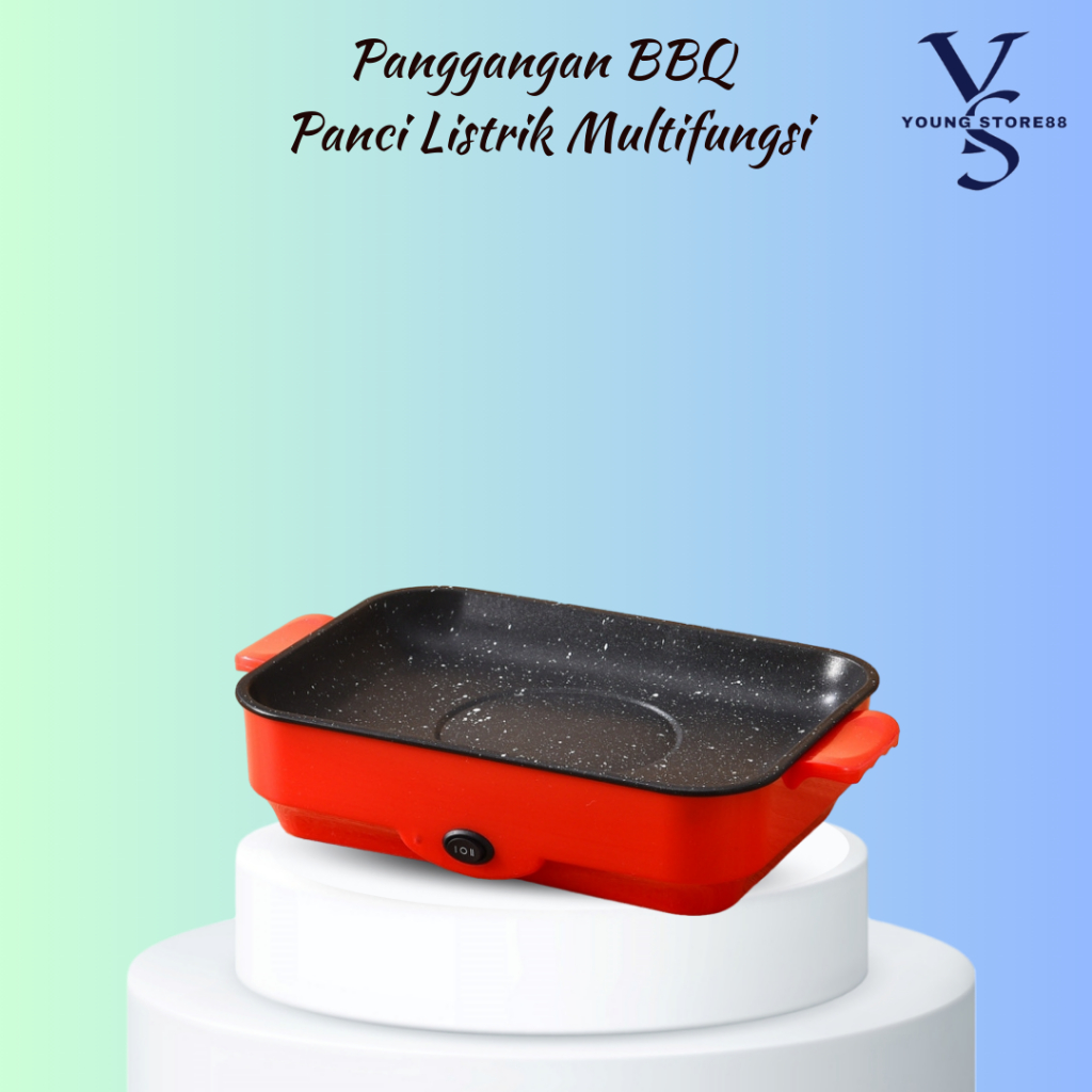 Jual Panggangan BBQ Panci Listrik Multifungsi/Panci Panggang Elektrik ...