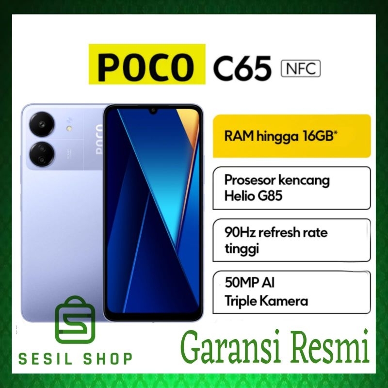 Jual Poco C65 NFC Garansi Resmi | Shopee Indonesia