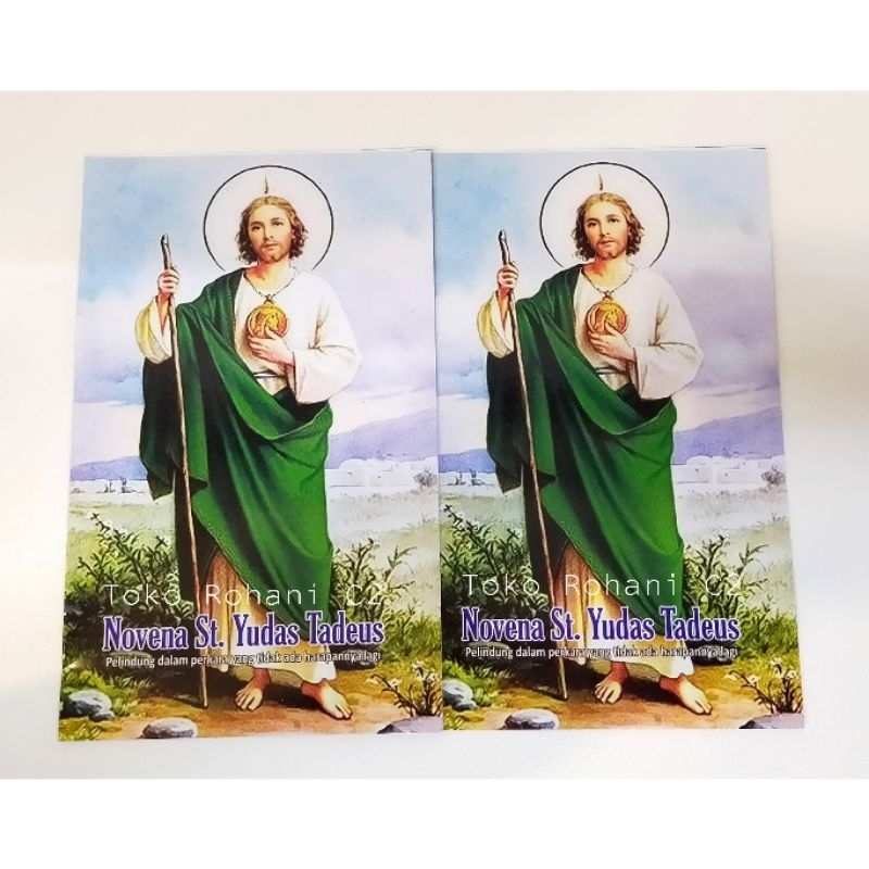 Jual Lembar Doa Novena Santo Yudas Tadeus - Kartu Doa Novena Santo ...