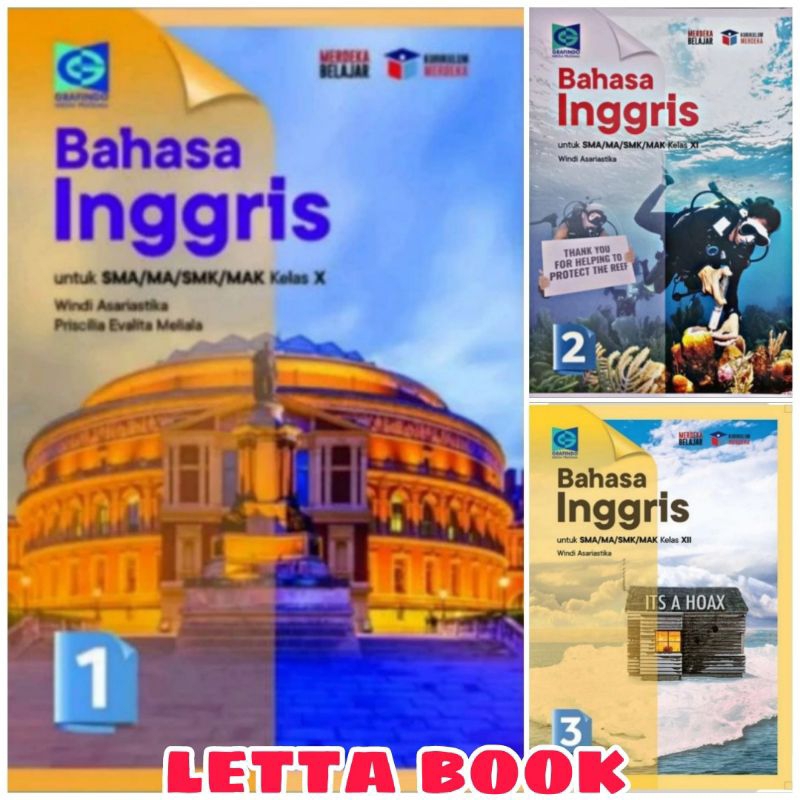 Jual BUKU BAHASA INGGRIS KELAS 10 11 12 SMA/MA GRAFINDO KURIKULUM MERDEKA | Shopee Indonesia