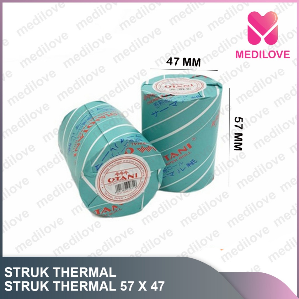 Jual Otani Kertas Thermal Struk 57x50 / STRUK THERMAL 57MM X 50MM ...