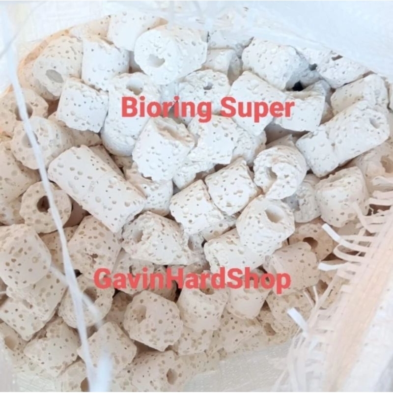 Jual Super bioring bio ring kandila media filter aquarium 500 gr ...