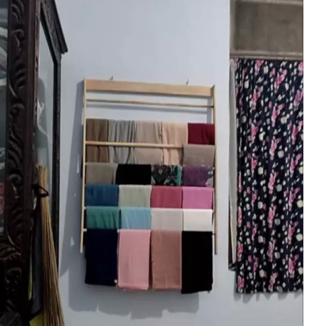 Jual rak kertas kado rak jilbab rak hijab kerudung tempat wrapping ...