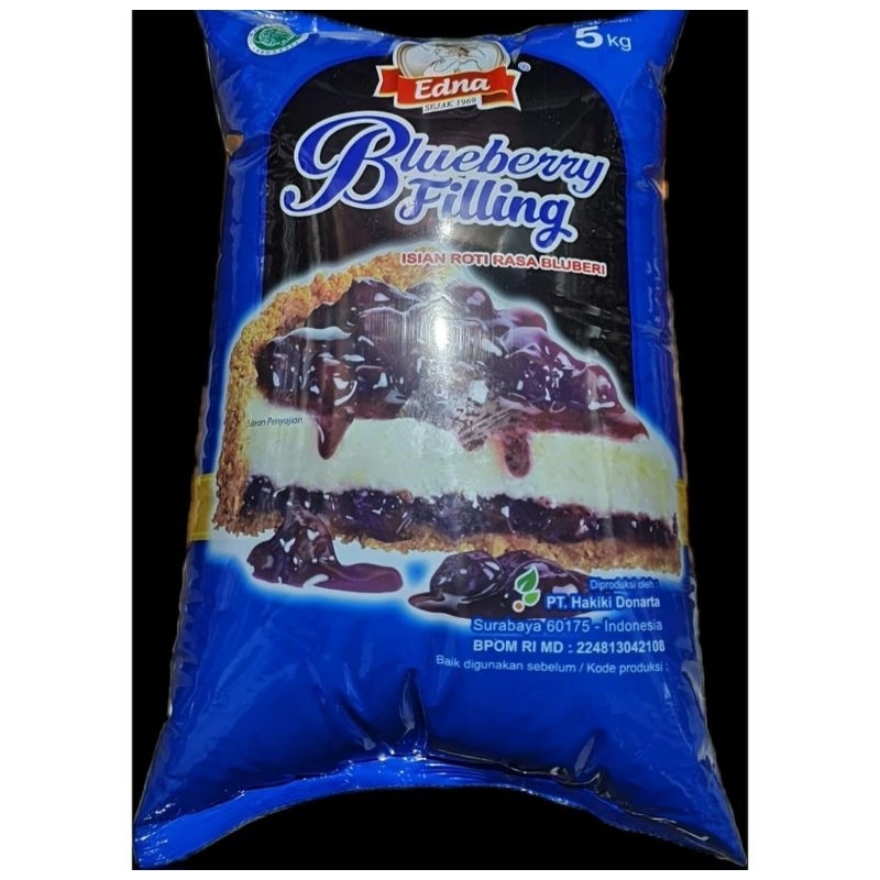 Jual 1-Selai EDNA Buah premium Isian/Topping Rasa bluebery | Shopee ...