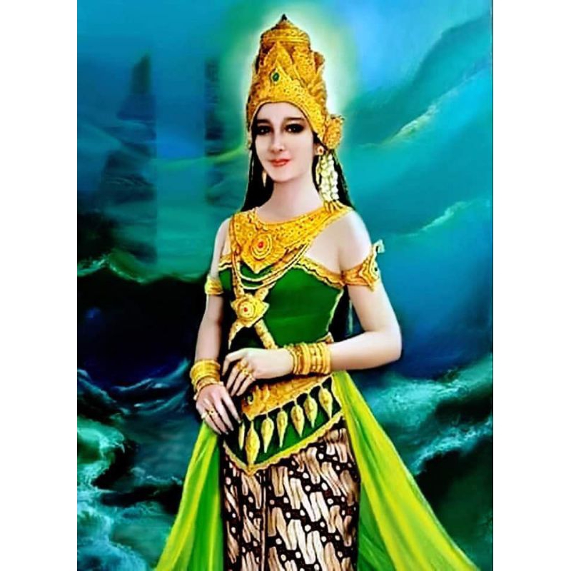 Jual Poster/lukisan cetak jumbo Nyi Ratu Roro Kidul buat hiasan dinding ...
