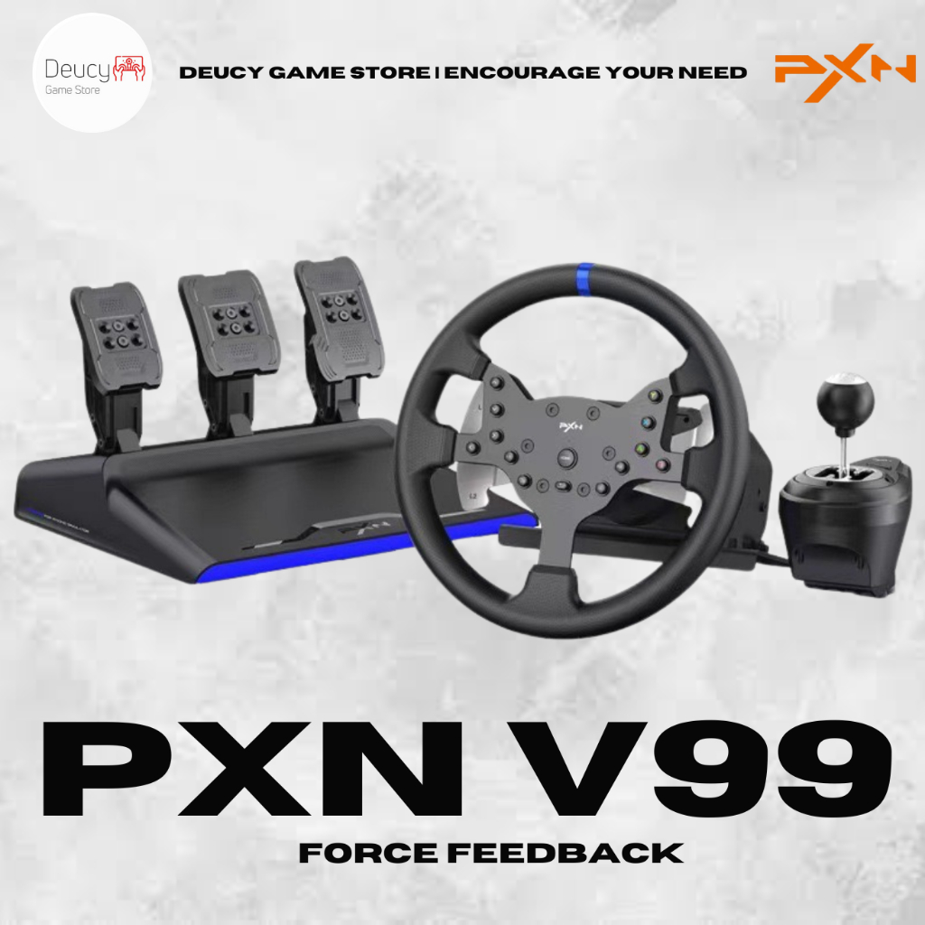 Jual PXN V99 3.2Nm Force Feedback Racing Wheel Simulator Gaming Steering Wheel For PC Windows 7 ...