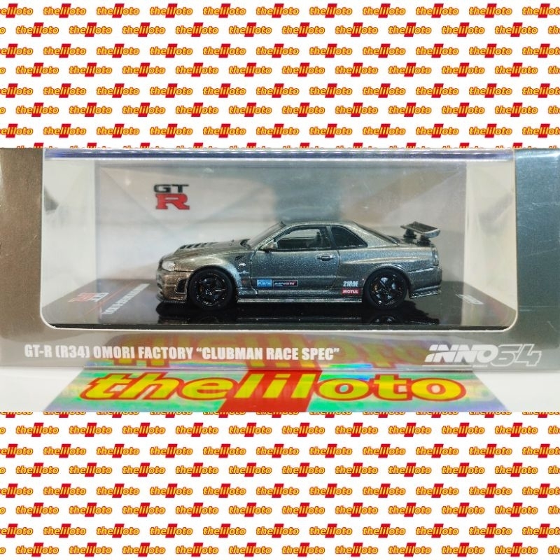 Jual INNO64 GT-R R34 OMORI FACTORY CLUBMAN RACE SPEC INNO 64 GTR NISSAN ...