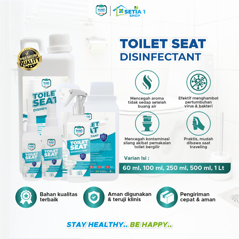 Jual Refill Toilet Seat Sanitizer Disinfektan KLINO CARE Traveling ...