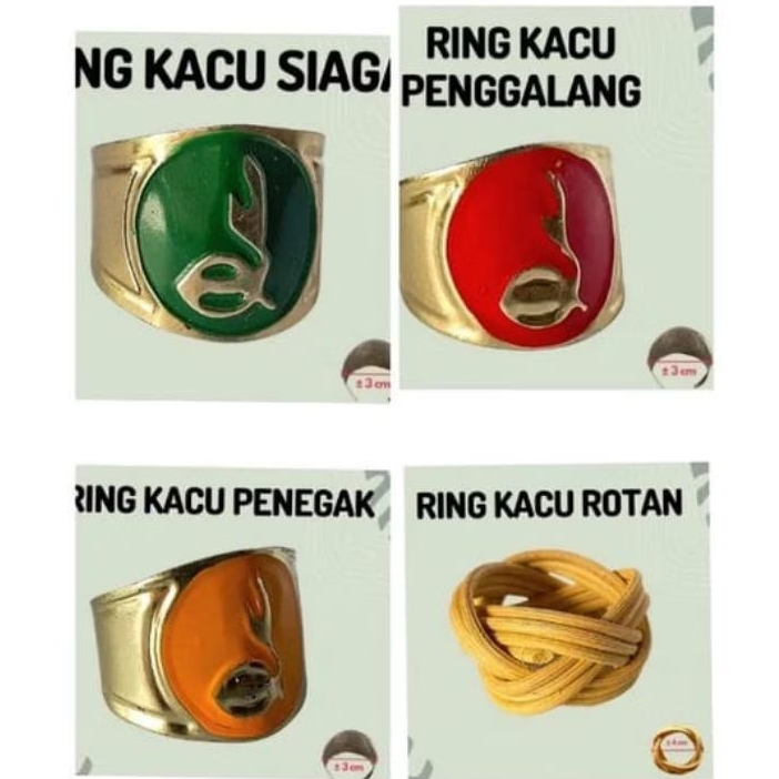 Jual Ring kacu/Ring seng/Rotan/pengikat kacu hasduk Pramuka | Shopee ...