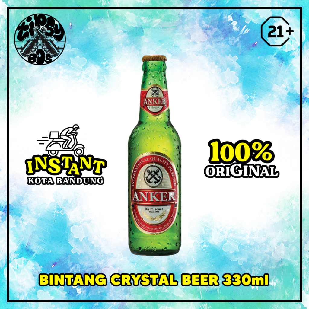 Jual Anker Beer Pilsener Bottle / Bir Botol 330ml - Tipsybos | Shopee ...