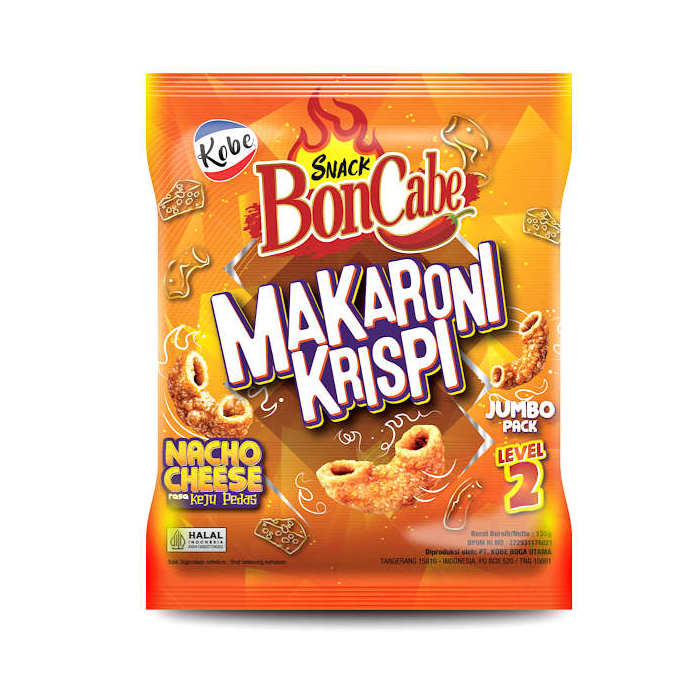 Jual Kobe Bon Cabe Snack Makaroni Jumbo Pack Level 2 Nacho Cheese ...