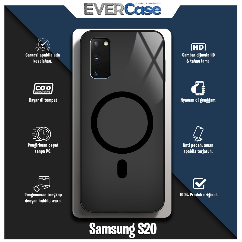 Jual (EV119) Softcase Glass Samsung S20/S20+/S20 FE/S20 ULTRA SERIES Case Kaca - CASE PREMIUM ...