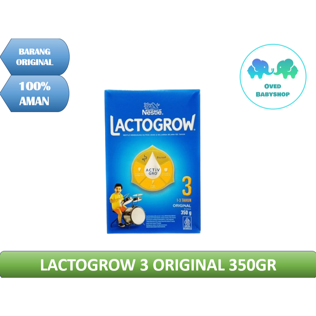 Jual LACTOGROW 3 Original 350 gr untuk usia 1-3 Tahun ( FREE GIFT BUY ...