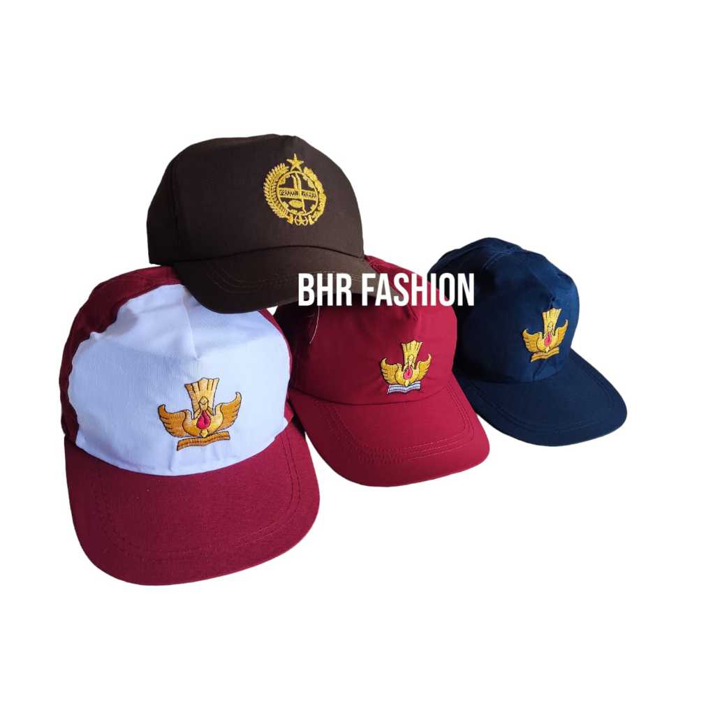 Jual Topi SD/Pramuka Seragam Sekolah Custom Nama | Shopee Indonesia