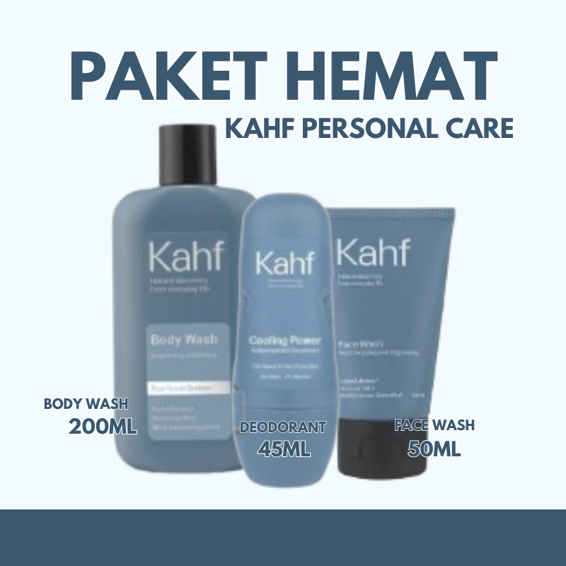 Jual KAHF PAKET LENGKAP Skincare Pria 2in1 3in1 4in1 Fullset ...