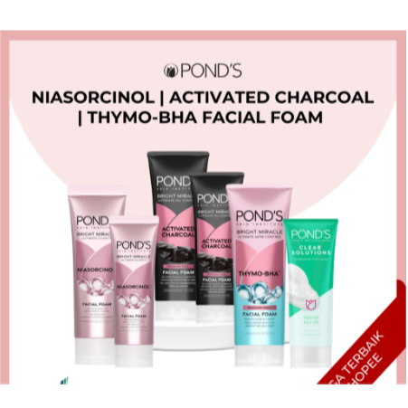 Jual Pond's Facial Foam ALL VARIANT 50ML - ponds KEMASAN BARU | Shopee ...