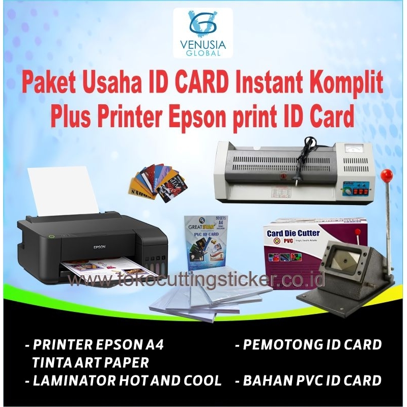 Jual Paket Usaha Cetak Id-Card Lengkap / Mesin Cetak ID Card | Shopee ...