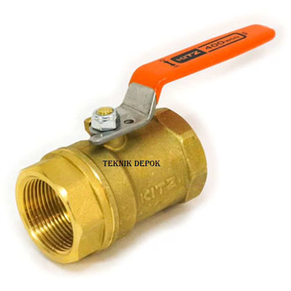 Jual Ballvalve Kuningan 2 Inch KITZ ORIGINAL ASLI Kran Sambungan Pipa Air Drat Stop Kran ...