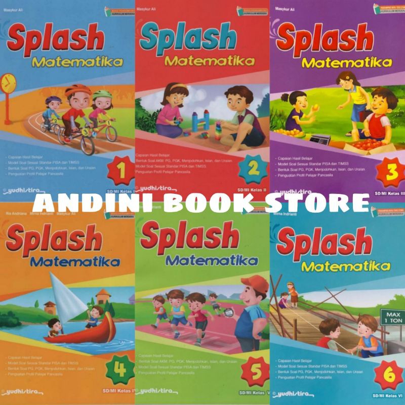 Jual BUKU SPLASH MATEMATIKA KELAS 1 2 3 4 5 6 SD/MI YUDHISTIRA ...