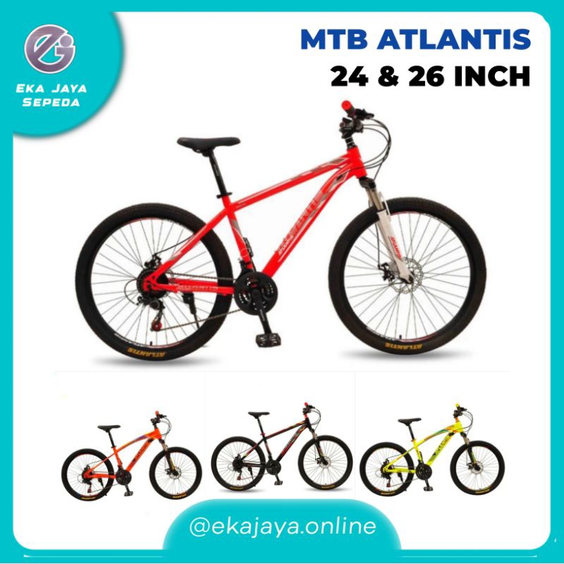 Jual Sepeda Gunung MTB Atlantis 690 735 Ukuran 24 & 26 Inch | Shopee ...