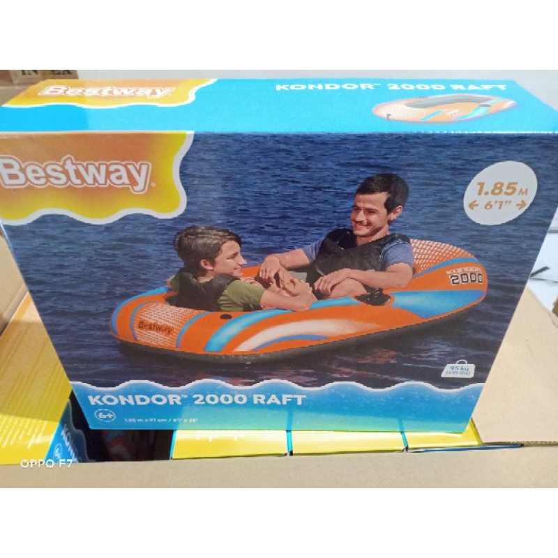 Jual Kapal karet bestway kondor 2000 perahu 61140 lebih panjang dan ...