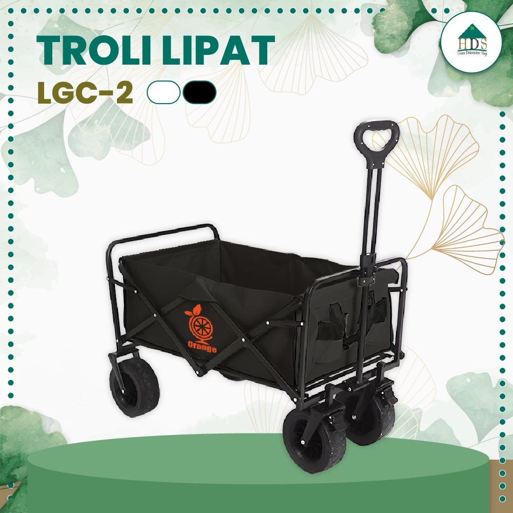 Jual Home Dekorationshop Official Shop Troli Barang Folding Cart ...