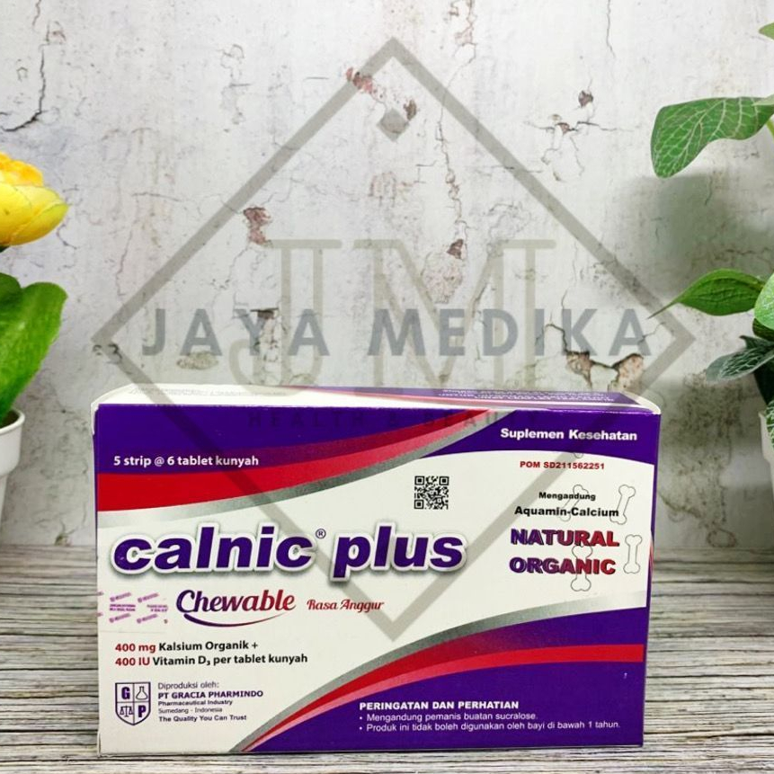 Jual Calnic Plus Chewable Tablet rasa anggur | Shopee Indonesia