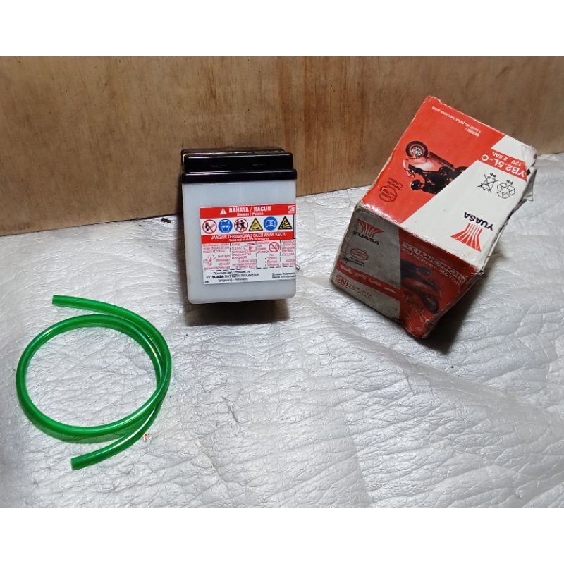 Jual Yuasa Battery YB2.5L-C Yumicron Aki Motor Basah 12V 2.5A GL Pro | Shopee Indonesia